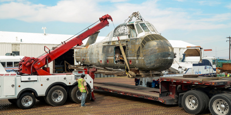 HeliHub.com : AFFT Museum moves helicopter to Texas - HeliHub.com