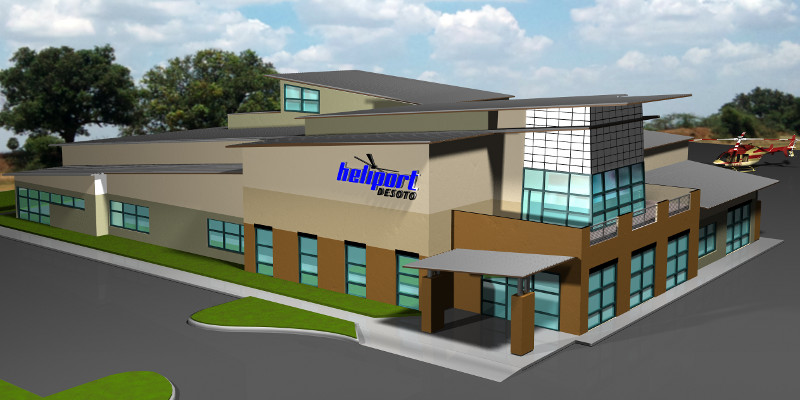 HeliHub.com : New public heliport nears completion in Texas - HeliHub.com