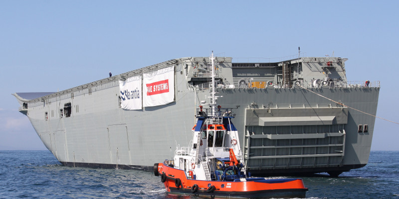 HeliHub.com : Second Landing Helicopter Dock ship leaves shipyard for ...