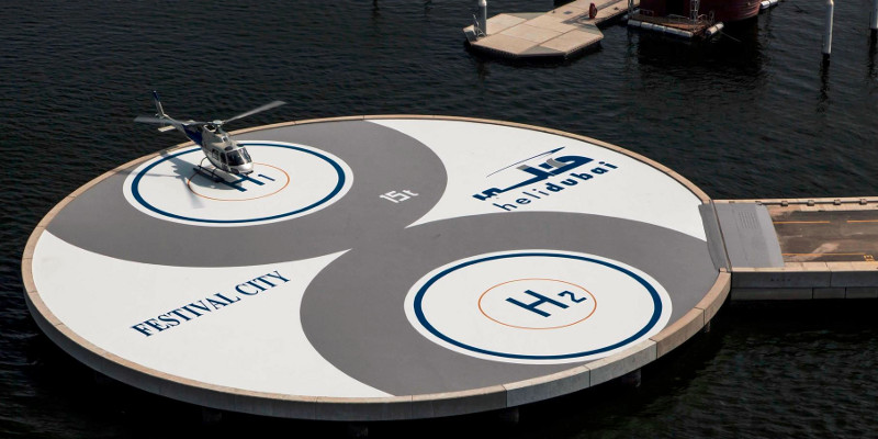 HeliHub.com : Heli Dubai opens helipad at Dubai's Festival City ...
