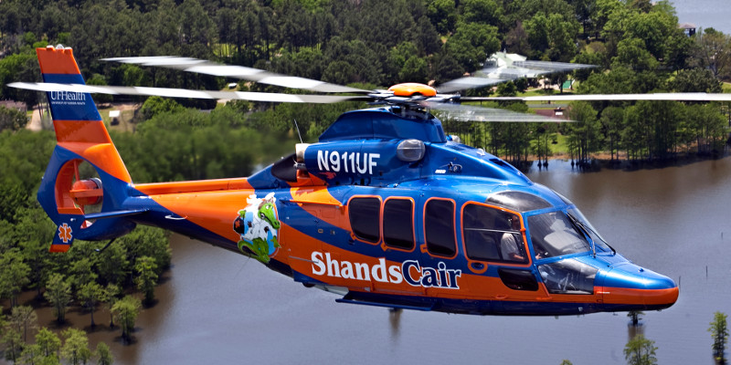 HeliHub.com : UF Health celebrates the arrival of new ShandsCair EC155 ...